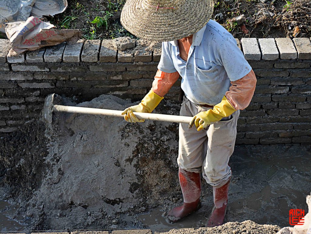 Mixing Cement | The Taishan Project